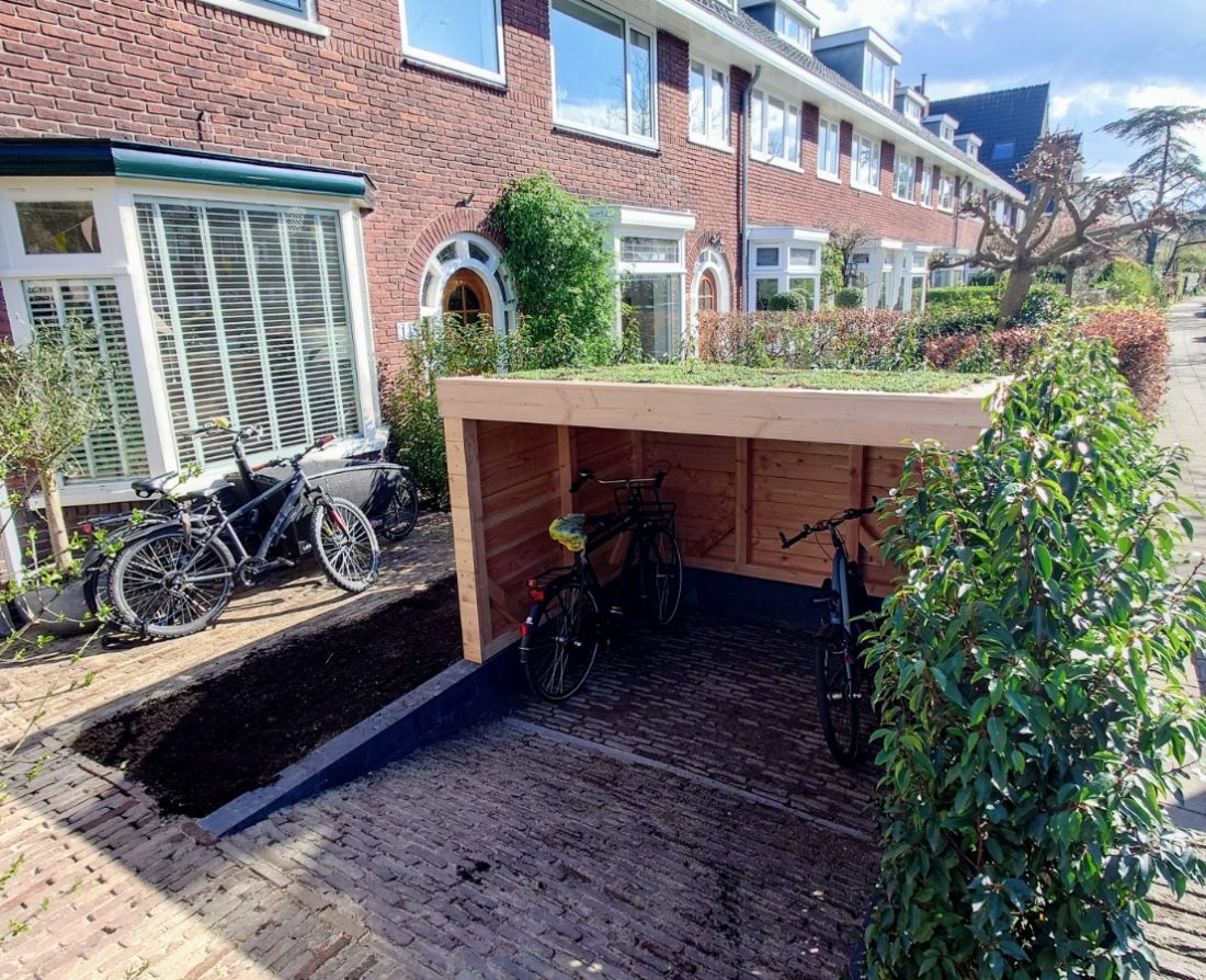 Alle MYWOOD fietsenschuren zijn naar eigen stijl samen te stellen